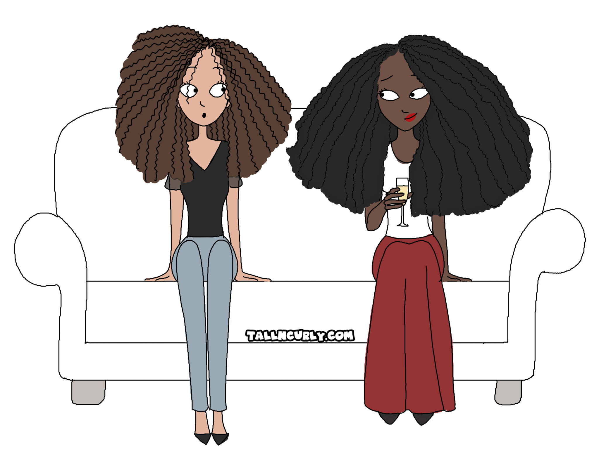 All the Curly Hair Comics Archives by Tall N Curly™