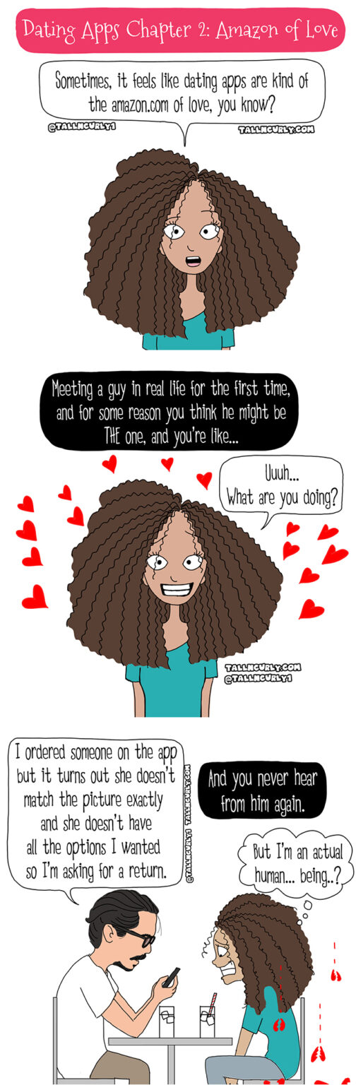 Dating apps Chapter 2: the Amazon.com of love - Tall N Curly Comics